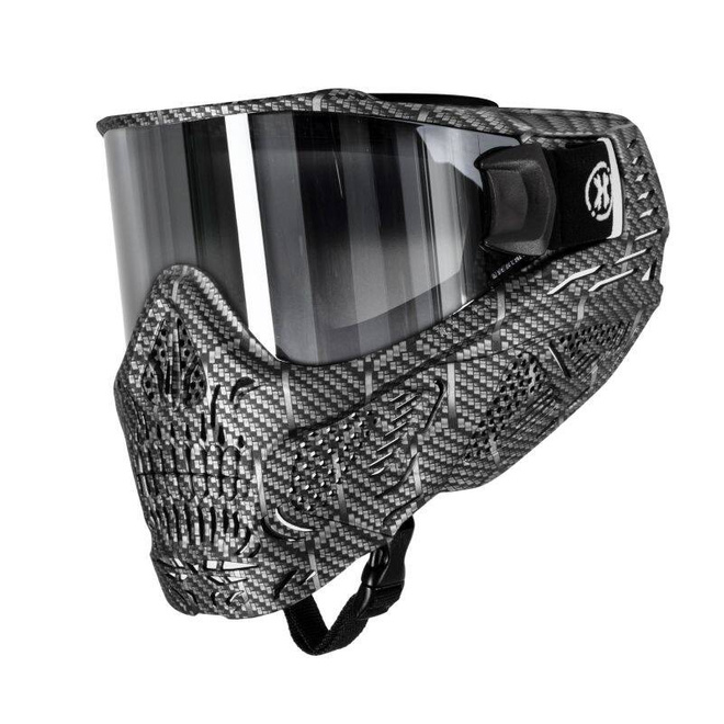 HSTL SKULL GOGGLE MACHINE SILVER W/ CHROME LENS MACHINE SILVER W ...