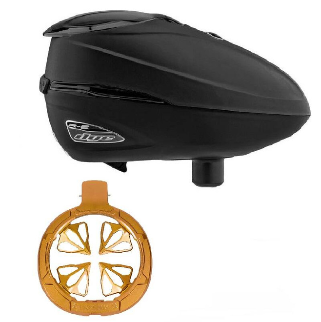 Dye Loader Rotor R2 (black) + HK Evo Metal Speed Feed (gold ...