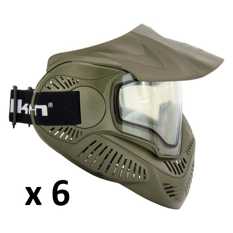 6 pcs: Valken MI-7 Goggle Thermal Lens (olive) | Whosale Zone \ Goggles