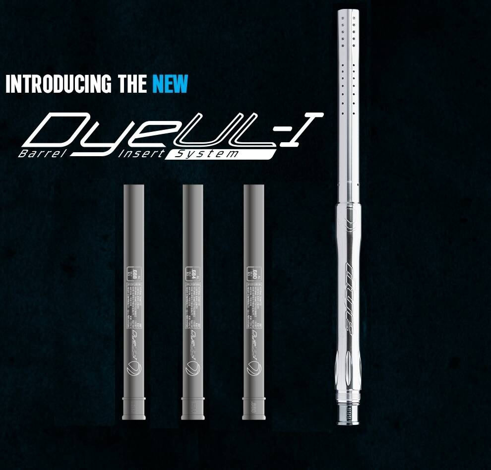 Set of Dye UL-I barrel with 3 inserts polish clear | Equipment ...