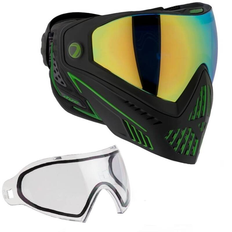 Goggle DYE I5 Emerald (black/lime) + extra thermal lens | Goggles \ Dye ...